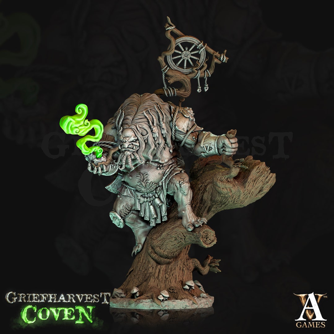 Bog Troll Archvillain Games Printed Miniatures Dungeons & Dragons ...