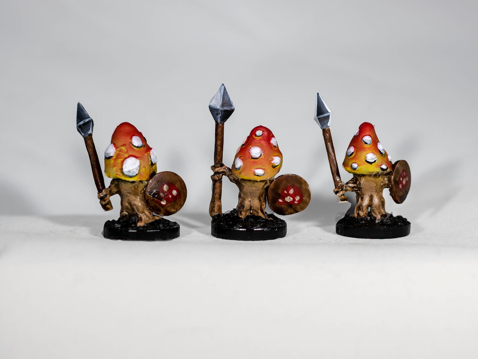 Cursed Mushroom Warriors Dungeons & Dragons Painted - Etsy