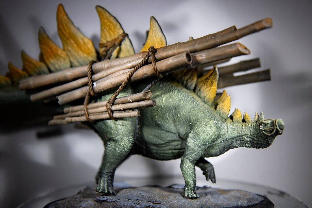 Stegosaurus Painted Model Lord of the Print Miniature Dungeons ...