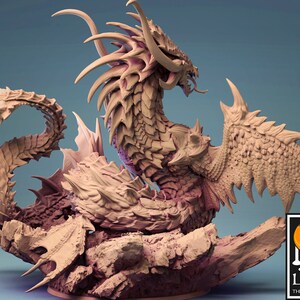 Leviathan 190mm Lord of the Print Miniature Dungeons & Dragons ...