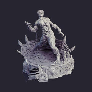 Cursed Zombies 3 Cast N Play Printed Miniatures Dungeons & Dragons ...