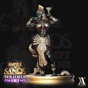 Daughter of Sekhmet Archvillain Games Printed Miniature Dungeons ...