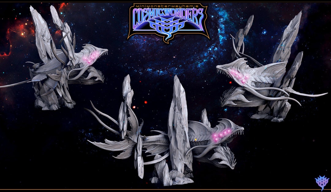 Deep Space Moray Mini Monster Mayhem Printed Miniature Dungeons ...