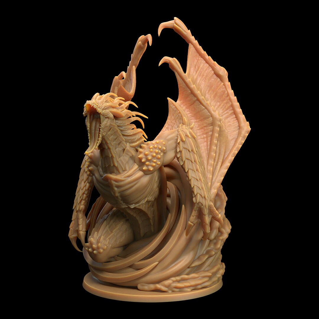Black Hole Dragon the Dragon Trapper's Lodge Printed Miniature Dungeons ...