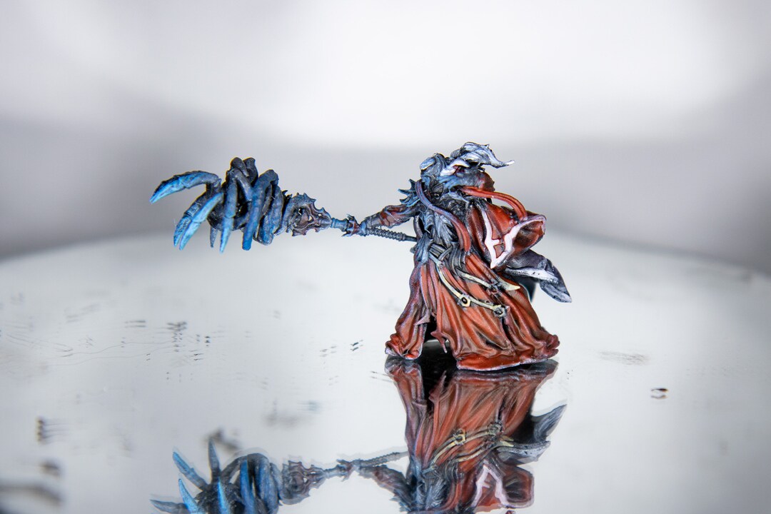 Dark Elf Archmage Painted Model Archvillain Games Printed Miniature ...