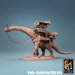 Massive Brachiosaurus Caravan Lord of the Print Miniature Dungeons ...