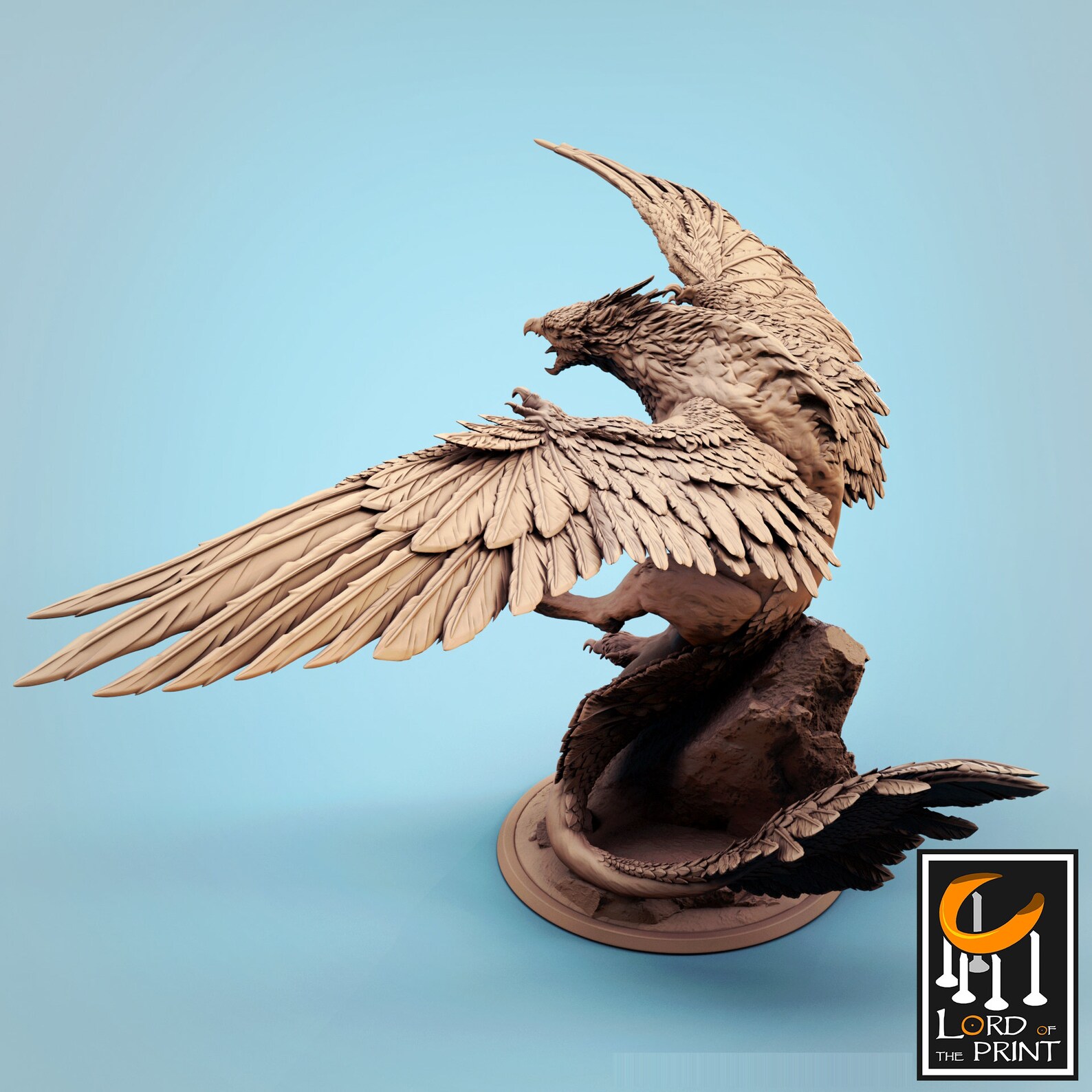 Male Rukh Lord of the Print Miniature Dungeons & Dragons Pathfinder ...