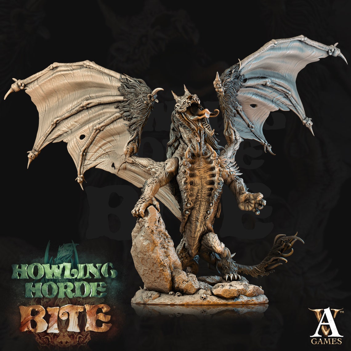 Howling Horde Bundle Archvillain Games Printed Miniatures - Etsy