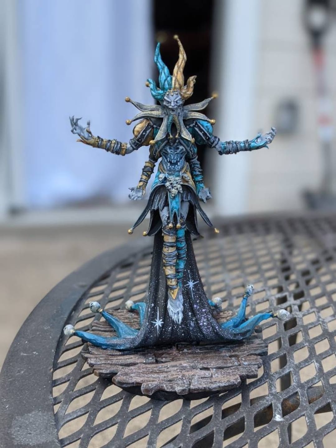 The Grinning God, Circus Clown Painted Model Archvillain Games Printed ...