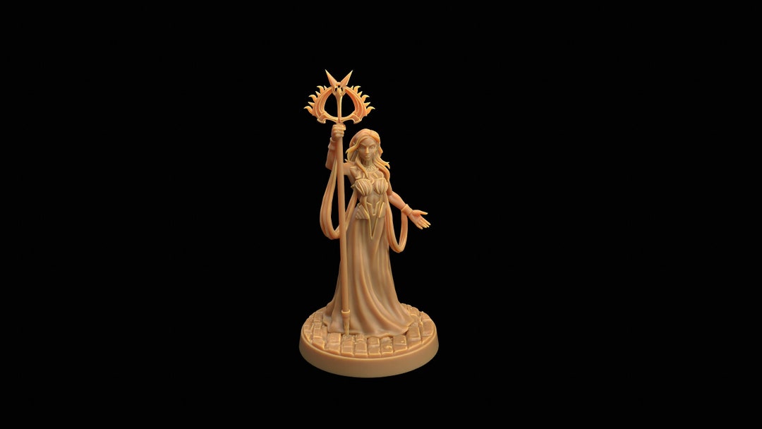 Astral Elf Priestess - the Dragon Trapper's Lodge Printed Miniature ...