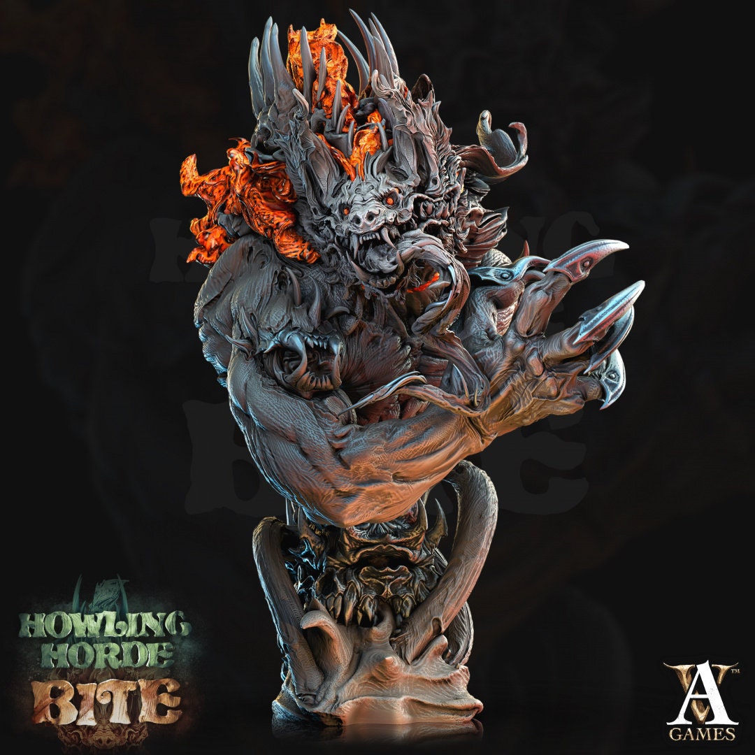 Akata Bust - Archvillain Games Printed Miniatures | Dungeons & Dragons ...