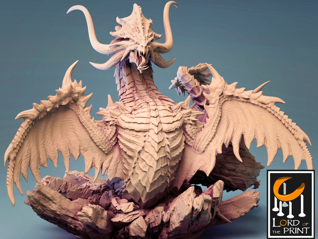 Leviathan 190mm Lord of the Print Miniature Dungeons & Dragons ...