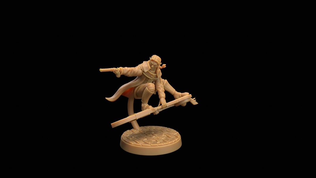 Astral Elf Gun Surfer - the Dragon Trapper's Lodge Printed Miniature ...