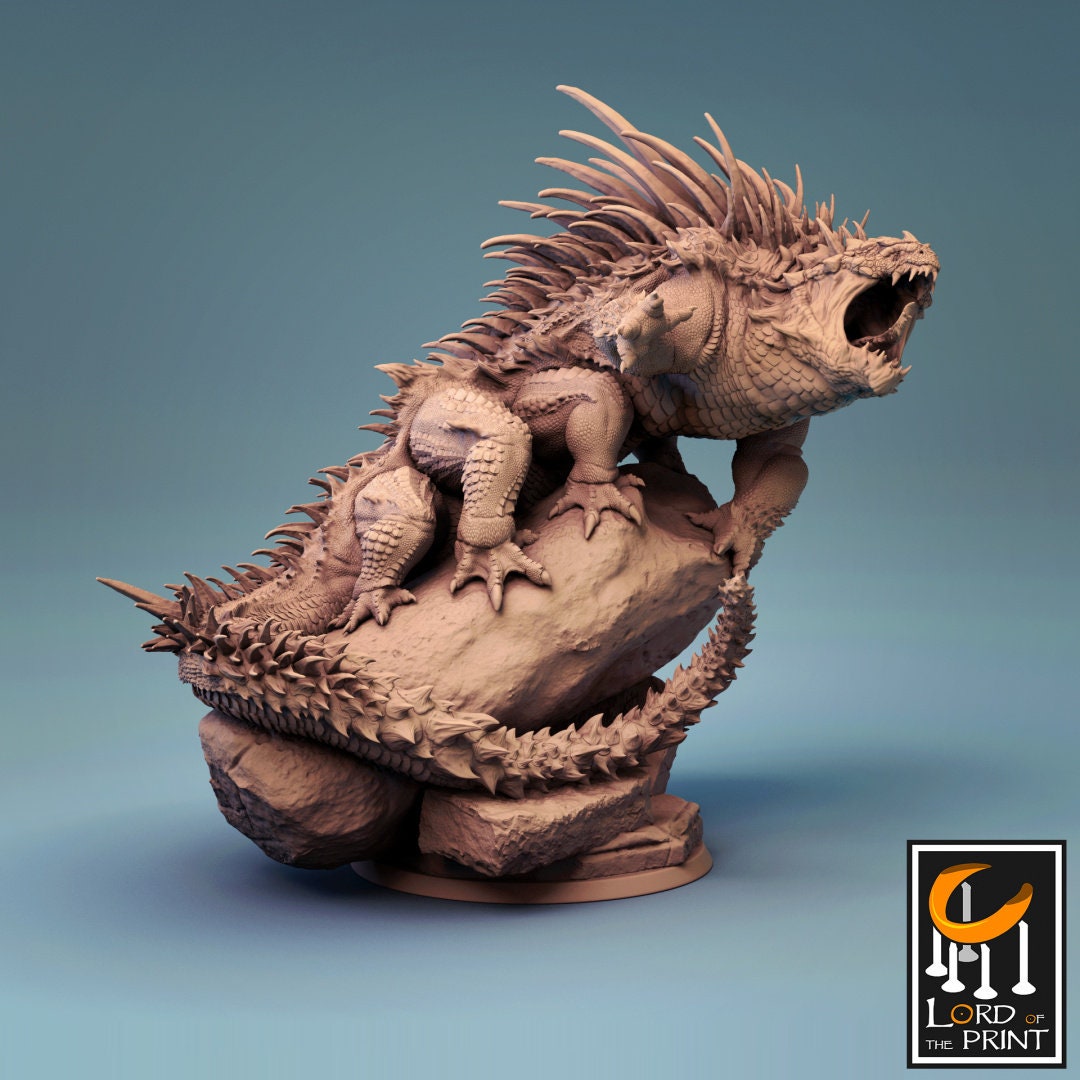 Basilisk Lord of the Print Miniature Dungeons & Dragons Pathfinder ...