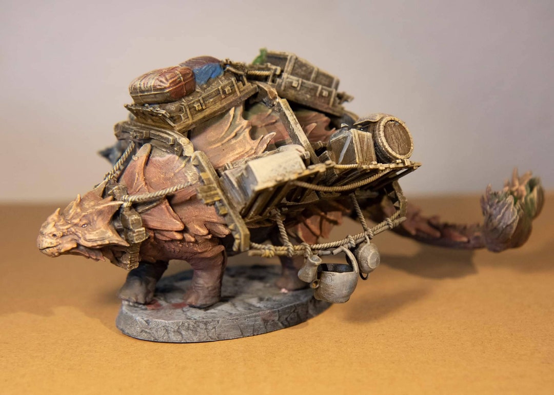 Ankylosaurus Painted Model - Mini Monster Mayhem Printed Miniature ...
