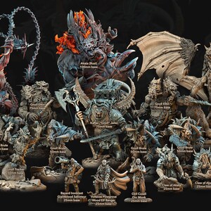 Howling Horde Bundle Archvillain Games Printed Miniatures Dungeons ...