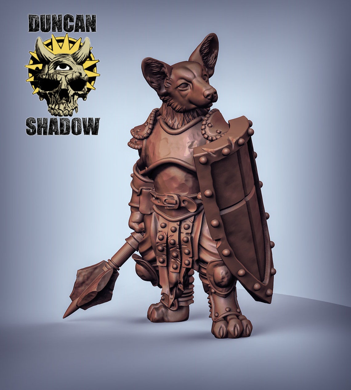 Corgi Fighter Dogfolk Canis Duncan Shadow Printed | Etsy