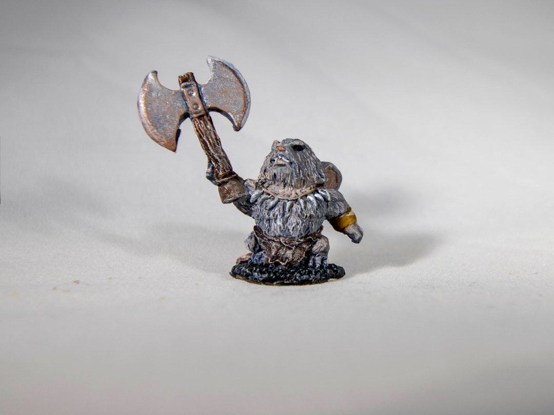 Mousling Barbarian - Dungeons & Dragons Painted Reaper Miniature - Etsy