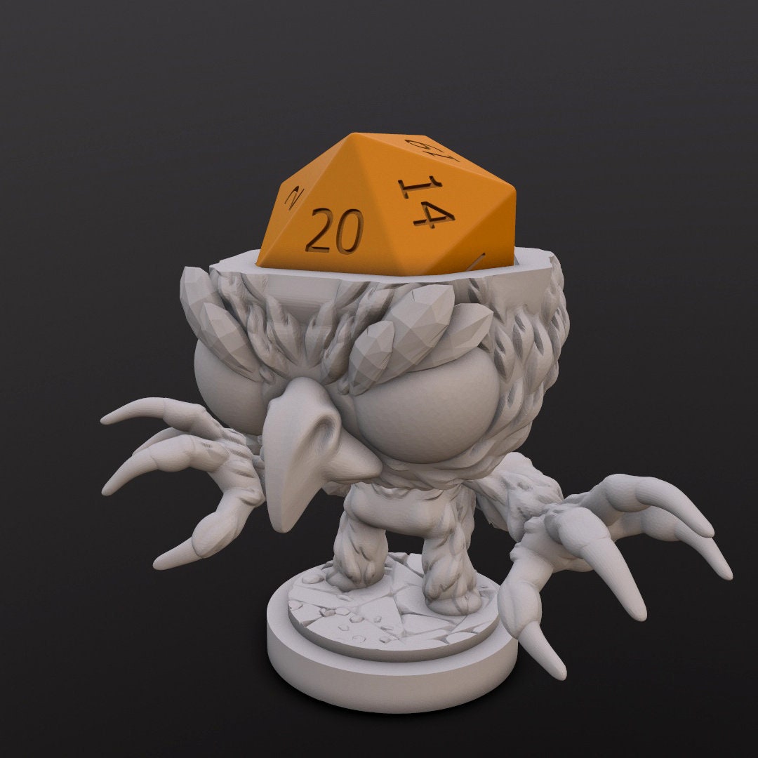 Dice Head Owlbear Dice Heads Printed Miniatures Dungeons & Dragons ...