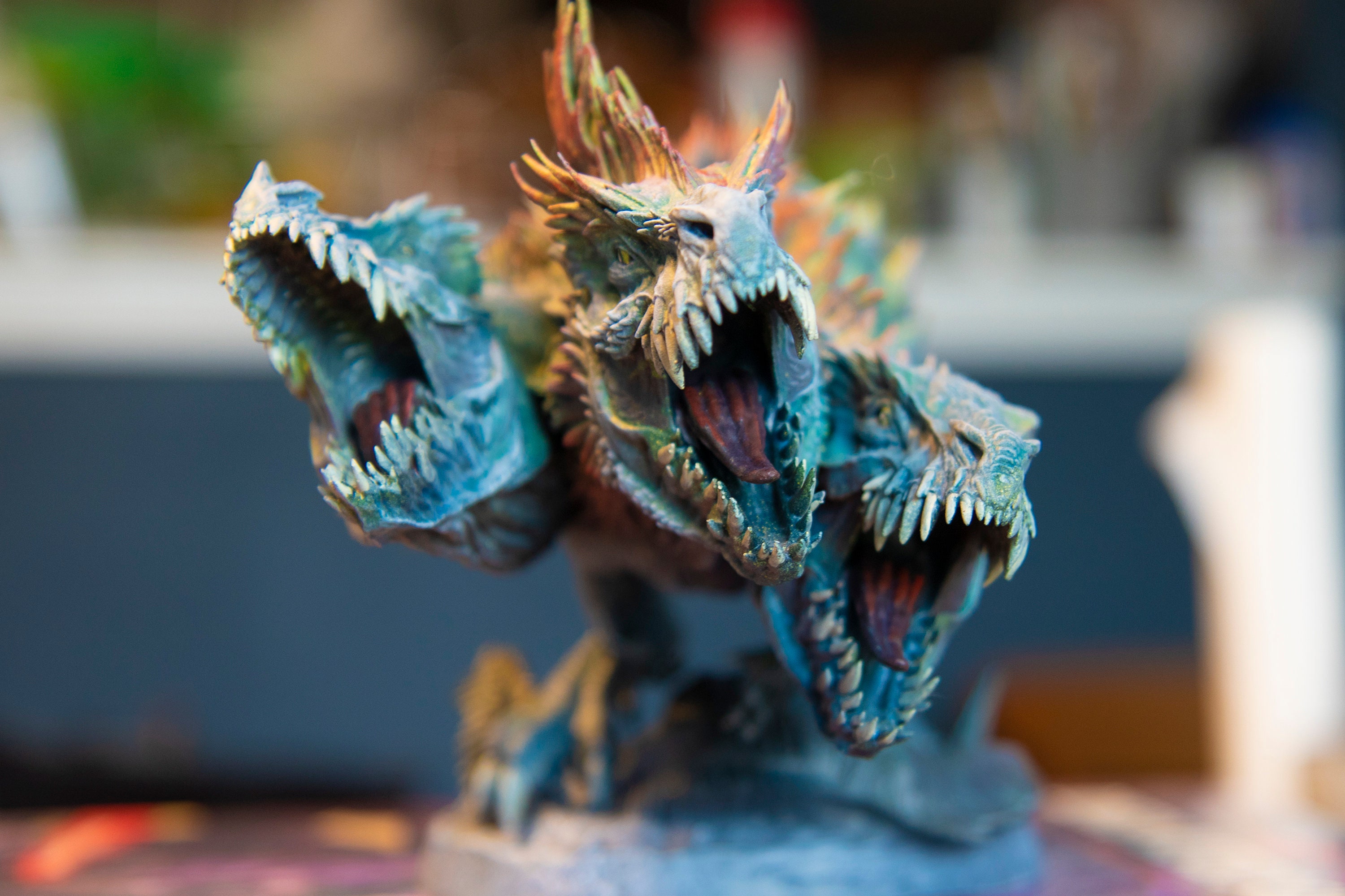 Cerberus Rex Mini Monster Mayhem Printed Miniature | Etsy