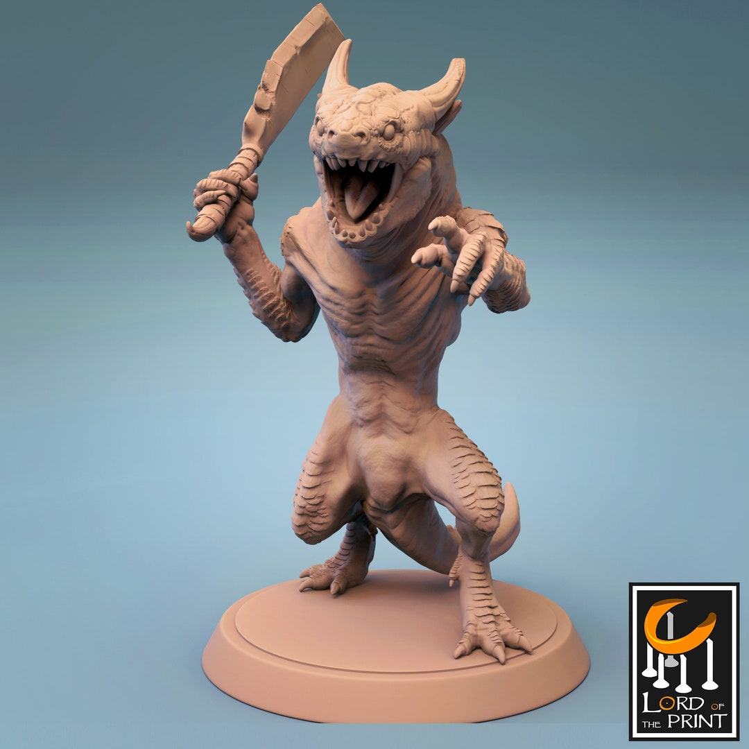 Kobold Warrior Lord of the Print Miniature Dungeons & Dragons ...