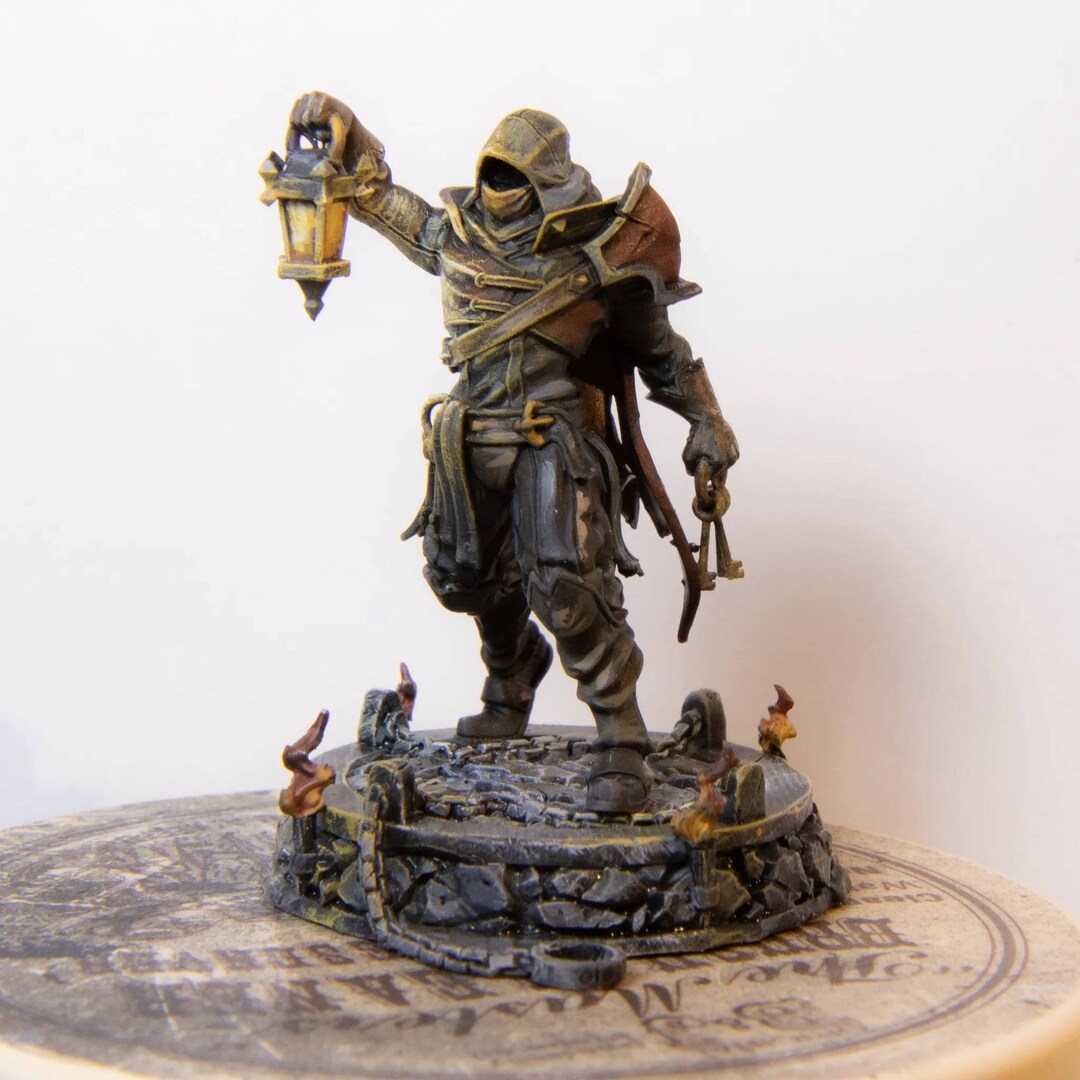 Key Keeper, Dungeon Warden Painted Miniature Cast N Play Printed ...