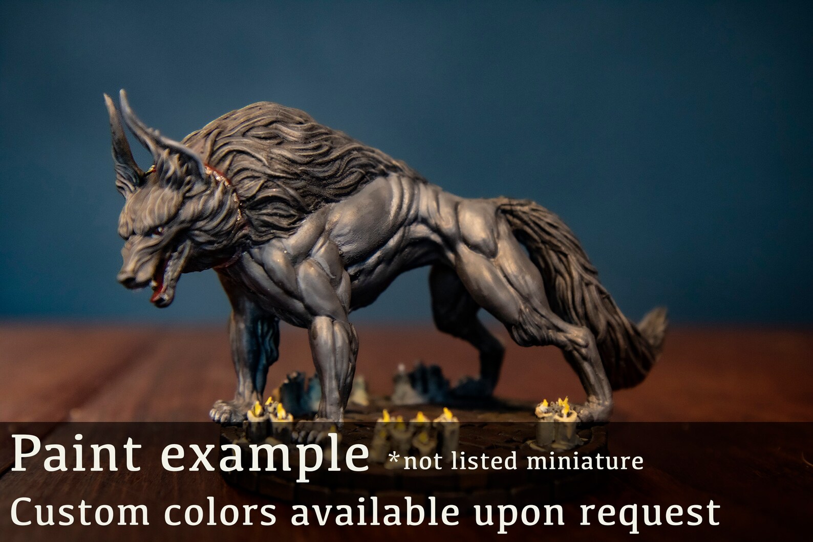 Midnight Wolves 3 Cast N Play Printed Miniatures Dungeons - Etsy