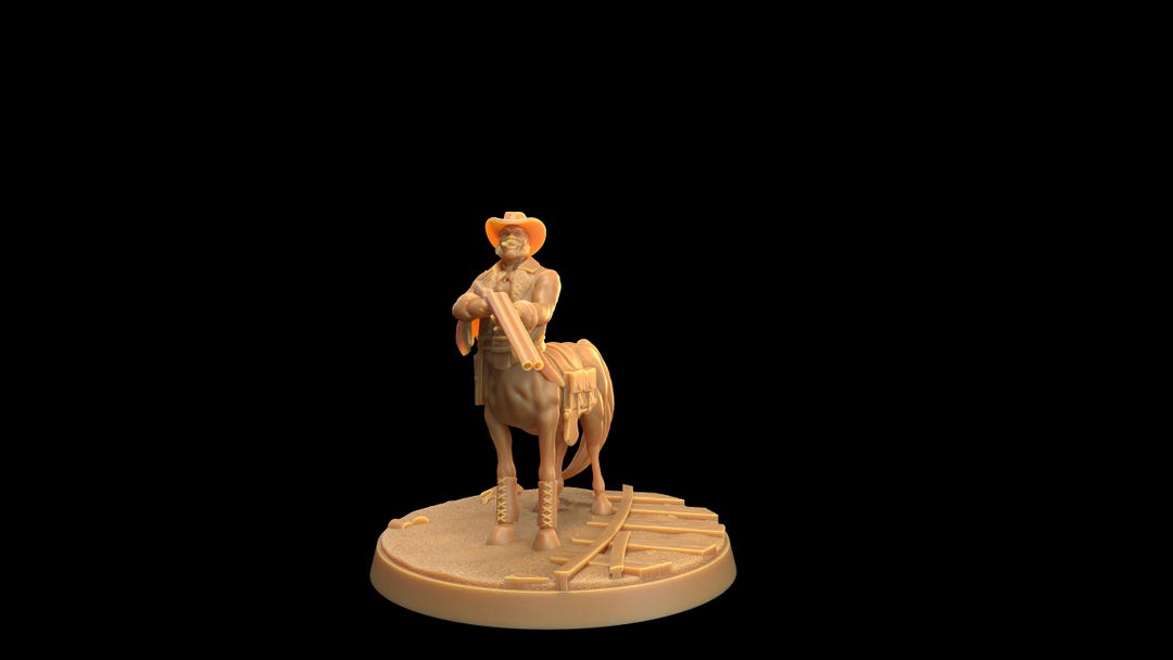 Centaur Cowboy the Dragon Trapper's Lodge Printed Miniature Dungeons ...