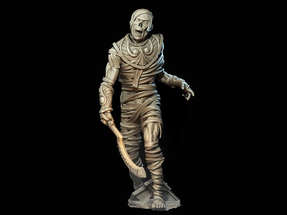 Giant Mummy Archvillain Games Printed Miniature Dungeons & - Etsy