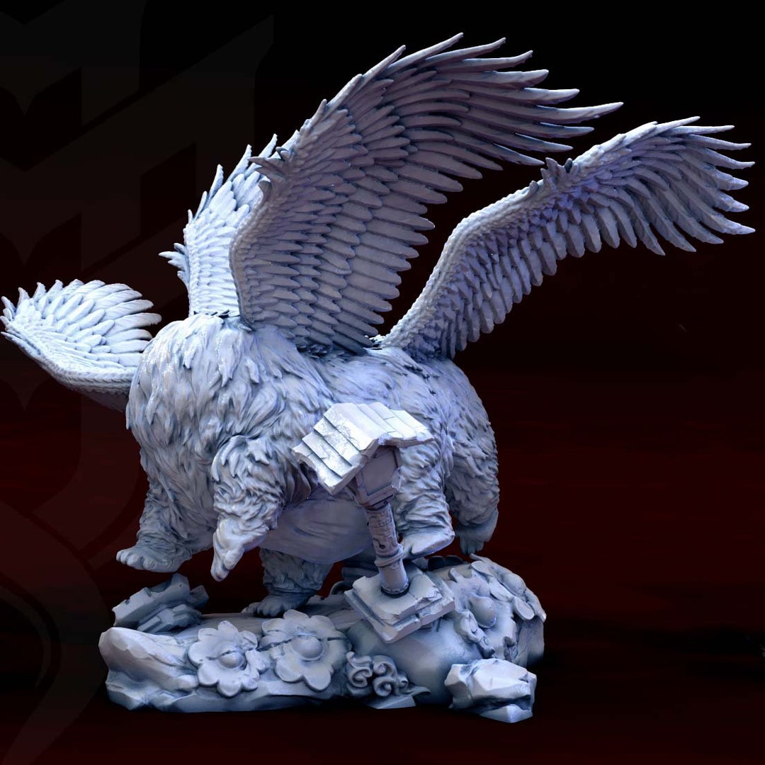 Hundun - Mini Monster Mayhem Printed Miniature | Dungeons & Dragons ...