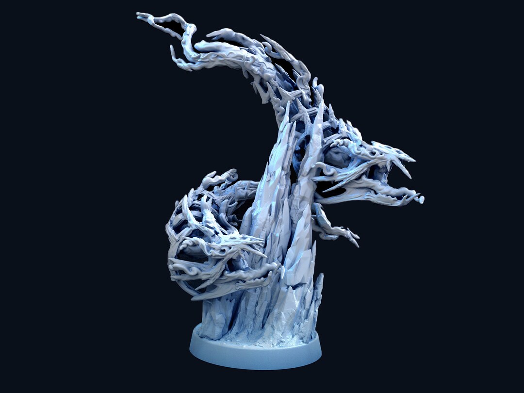 Ice Serpent - Mini Monster Mayhem Printed Miniature | Dungeons ...
