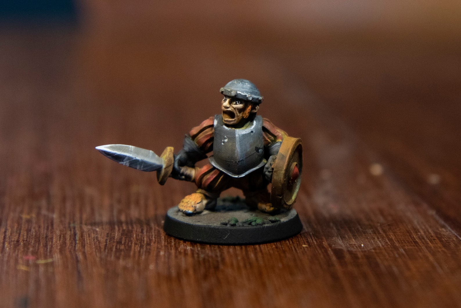 Halfling with Axe Duncan Shadow Printed Miniature / Dungeons - Etsy España