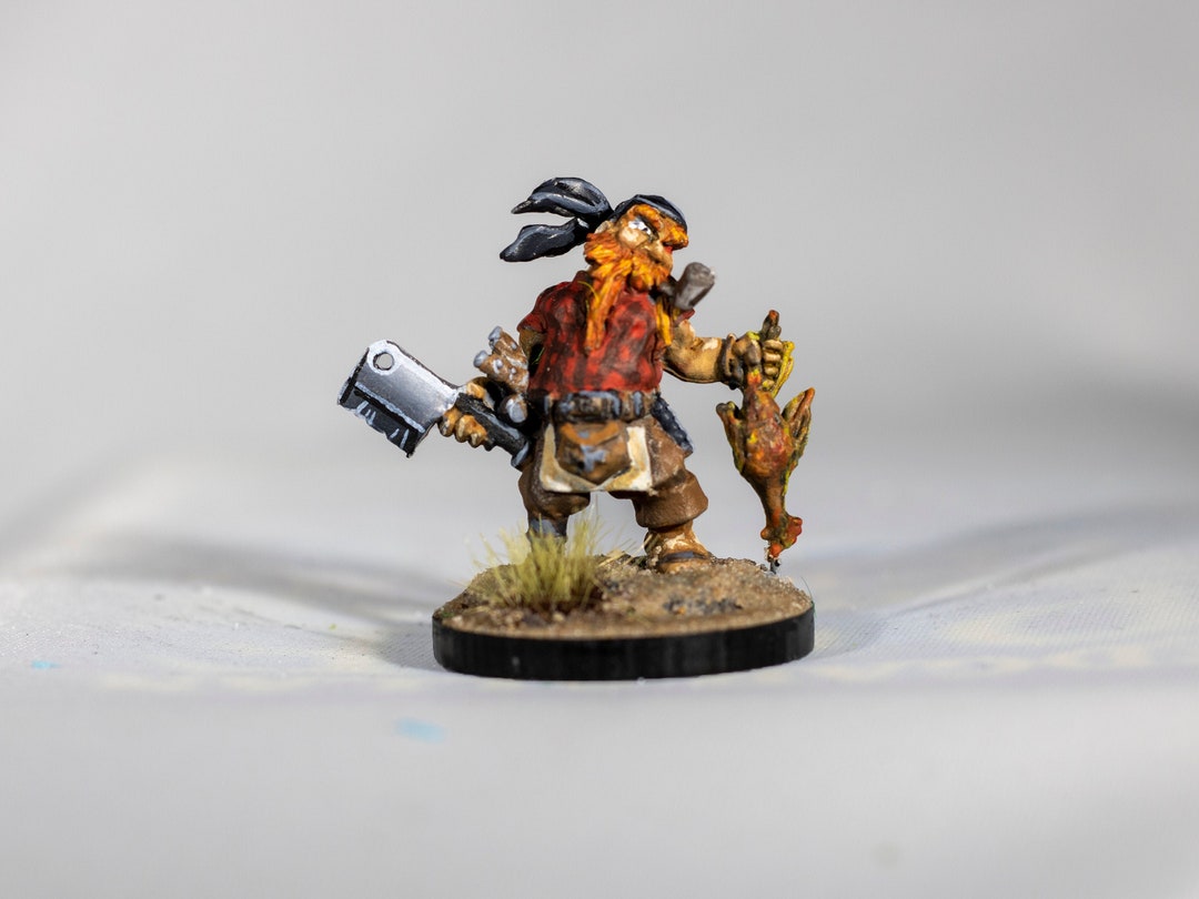 Gruff Grimecleaver, Dwarf Pirate Cook - Dungeons & Dragons Painted ...
