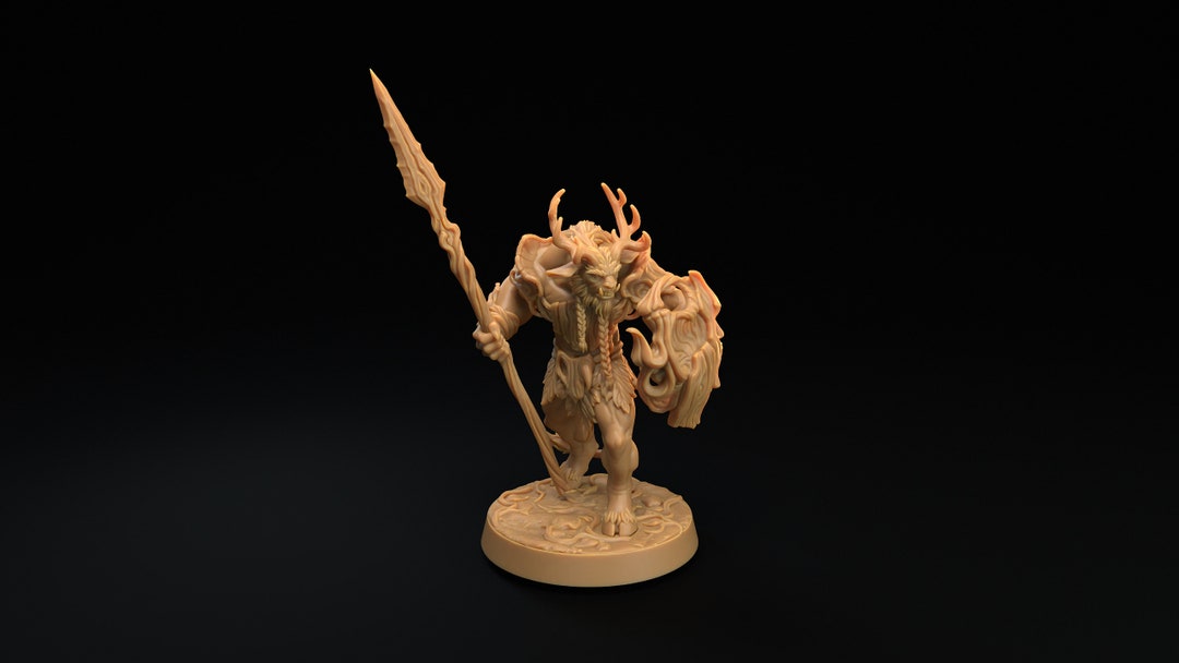 Forestfolk Spears Dragon Trapper's Lodge Printed Miniature Dungeons ...