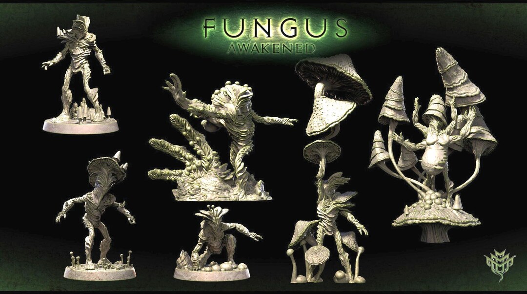 Myconid Watchers Bundle - Mini Monster Mayhem Printed Miniature ...