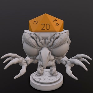 Dice Head Owlbear Dice Heads Printed Miniatures Dungeons & Dragons ...