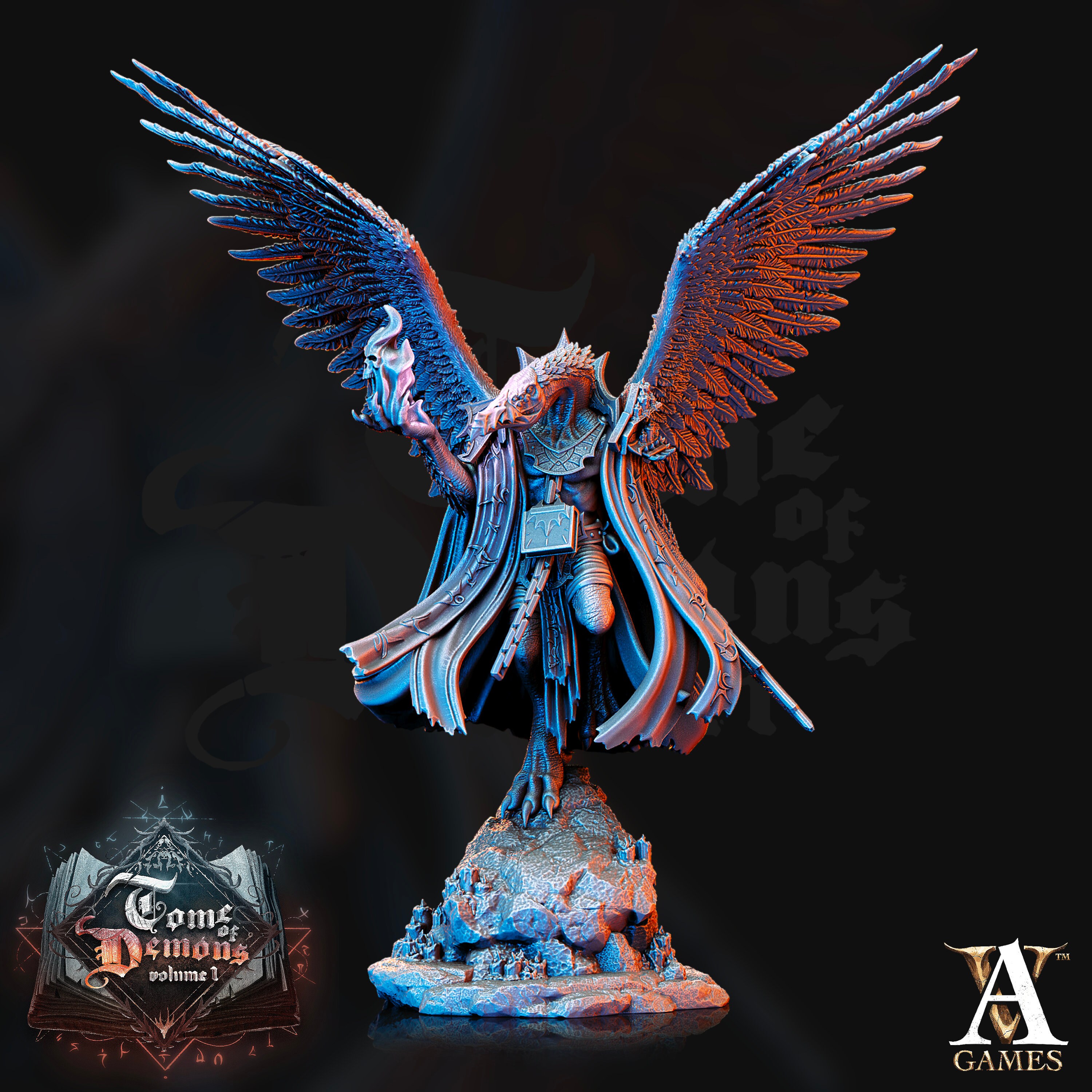 Vulduk Vulture Demon Archvillain Games Printed Miniature - Etsy