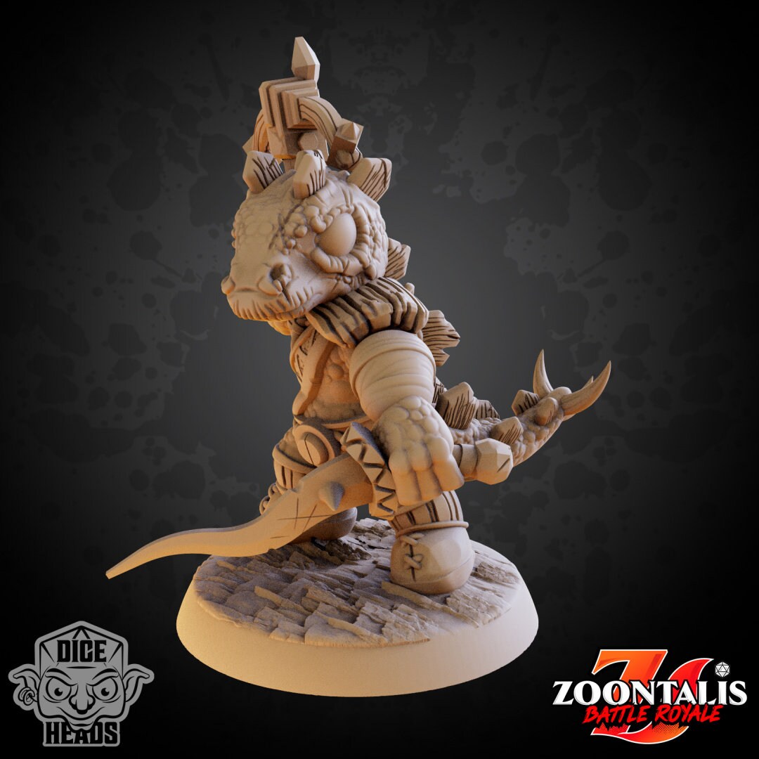 Stegosaurus Rogue Dice Heads Printed Miniature Dungeons & Dragons ...