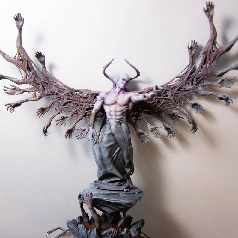 Afflicted Celestial Male Angel Painted Model Mini Monster - Etsy