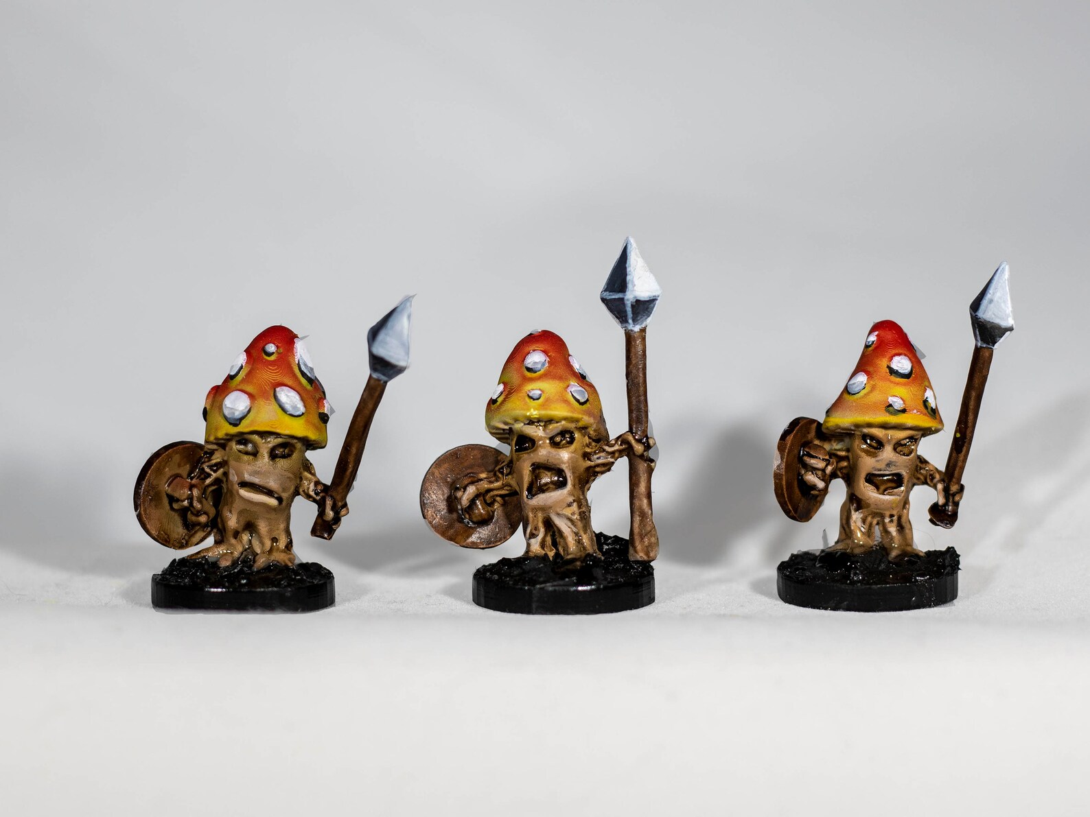 Cursed Mushroom Warriors Dungeons & Dragons Painted - Etsy