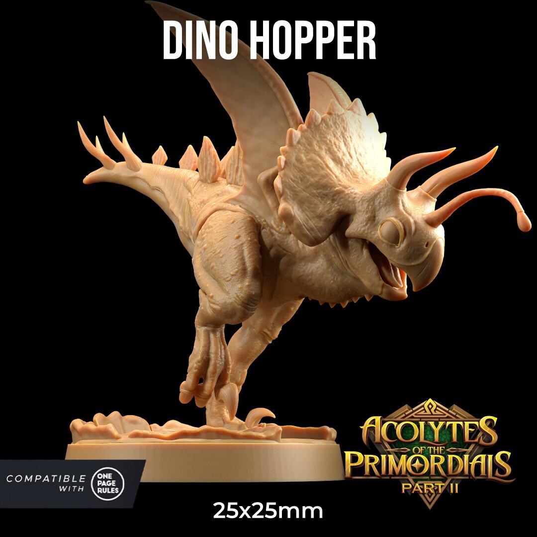 Dino Hopper the Dragon Trapper's Lodge Printed Miniature Dungeons ...