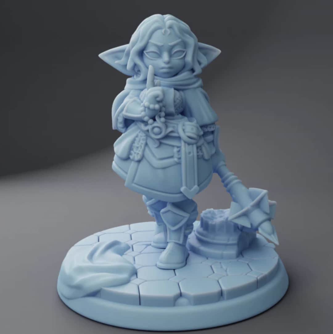 Holly, Goblin Cleric Twin Goddess Minis Dungeons & Dragons Pathfinder ...