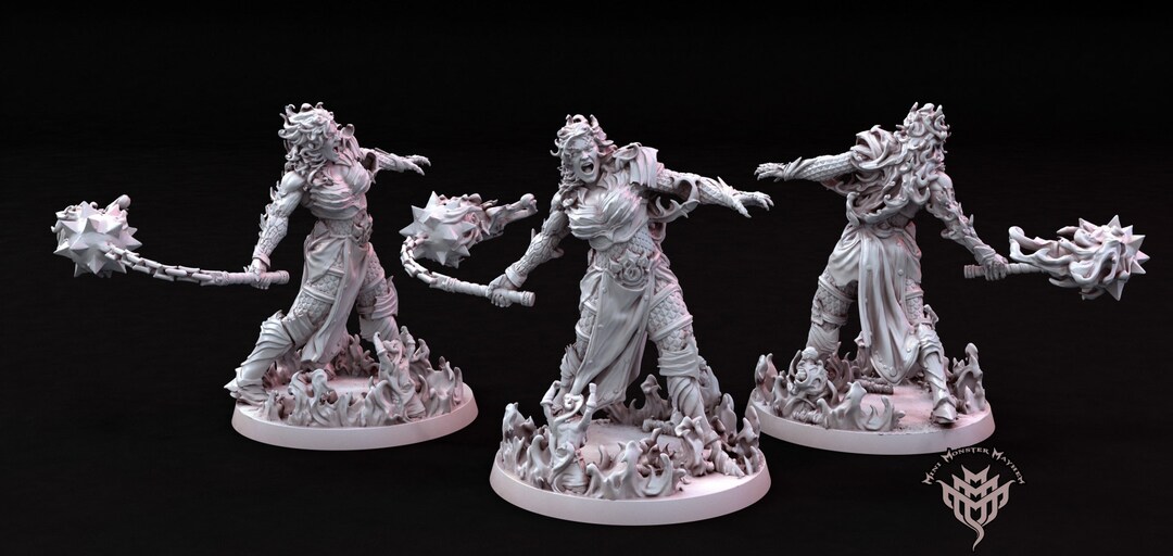 Fire Giant Mini Monster Mayhem Printed Miniature Dungeons & Dragons ...