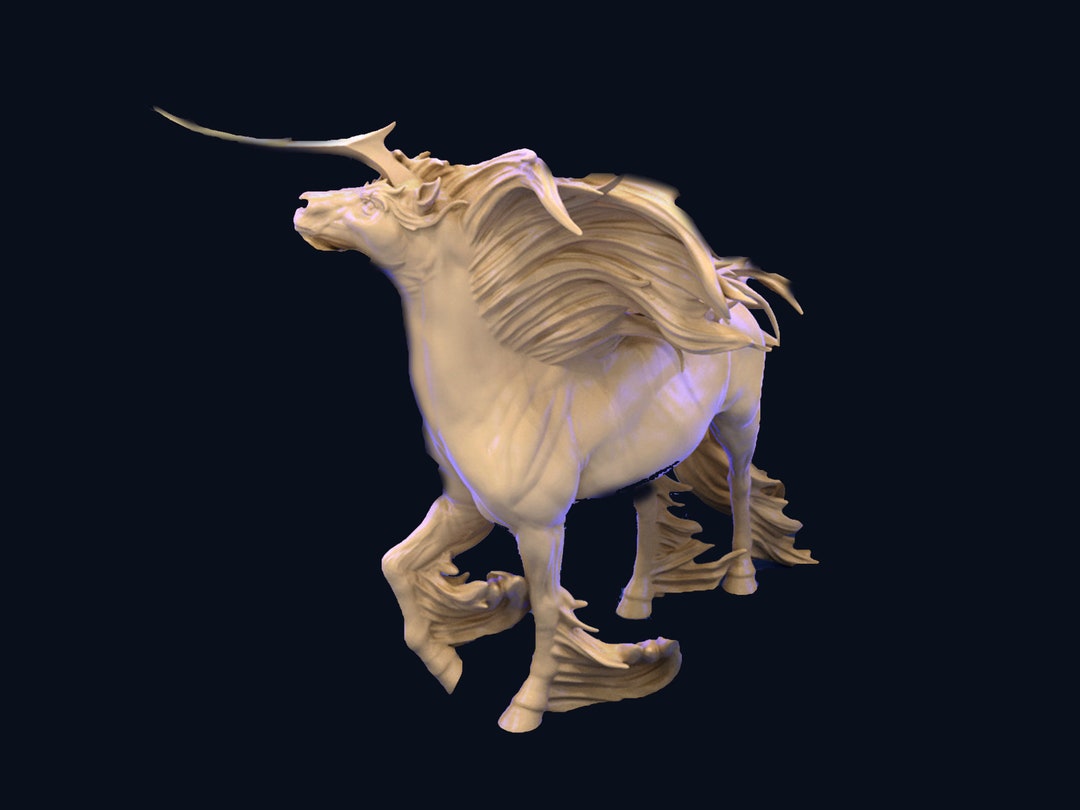 Kirin, Majestic Idle Mini Monster Mayhem Printed Miniature Dungeons ...