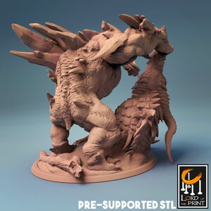Frost Behemoth Painted Model Lord of the Print Miniature Dungeons ...