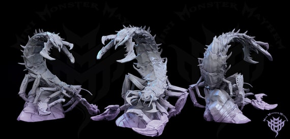 Dungeons and Dragons Giant DeathStalker Hybrid Scorpion Miniature for ...