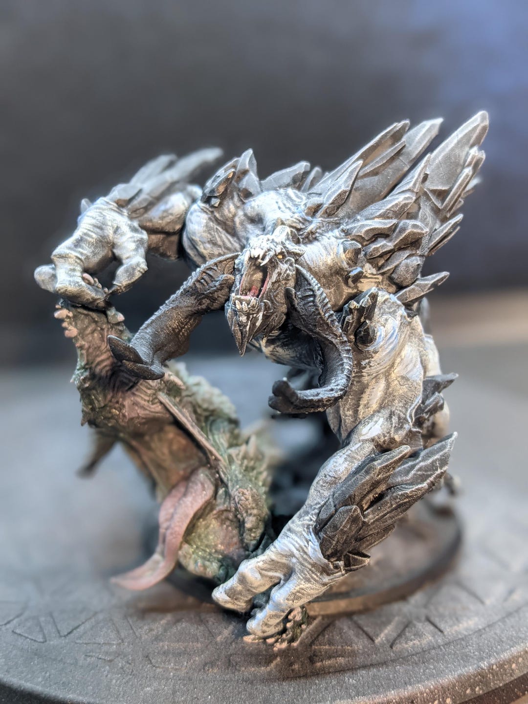 Frost Behemoth Painted Model Lord of the Print Miniature Dungeons ...