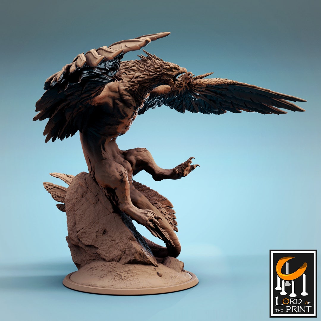 Male Rukh - Lord of the Print Miniature | Dungeons & Dragons ...