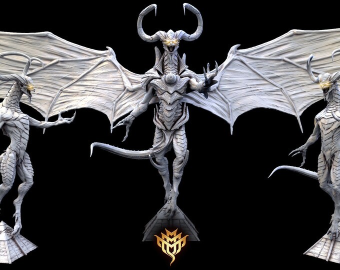 Feral Vampire - Dnd Monster - Varghulf - Undead Evil - 32mm | 28mm ...