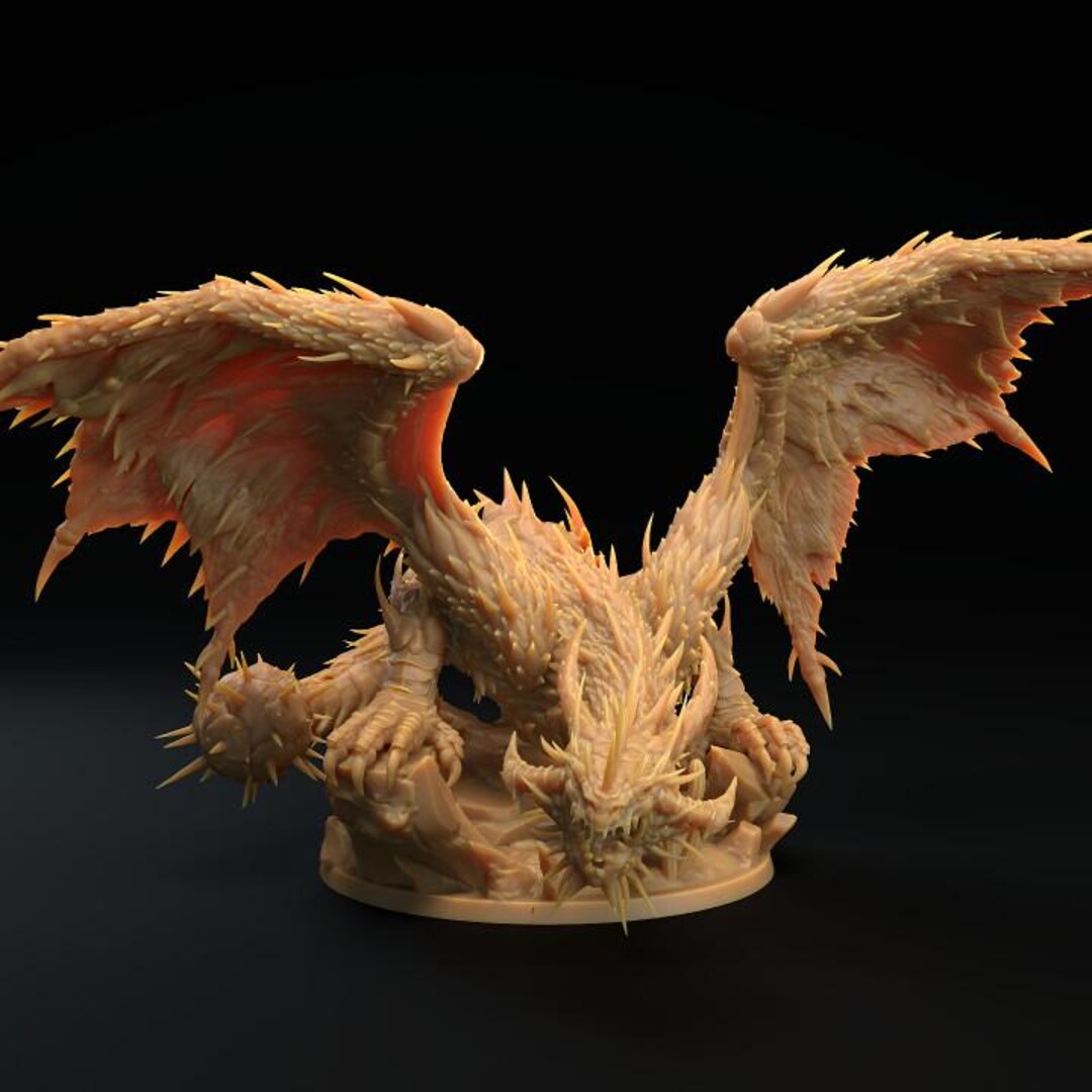 Cactus Dragon - the Dragon Trapper's Lodge Printed Miniature | Dungeons ...